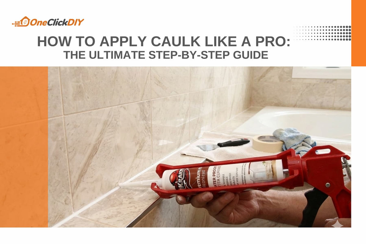 How to Apply Caulk Like a Pro: Step-by-Step Guide for Clean Results