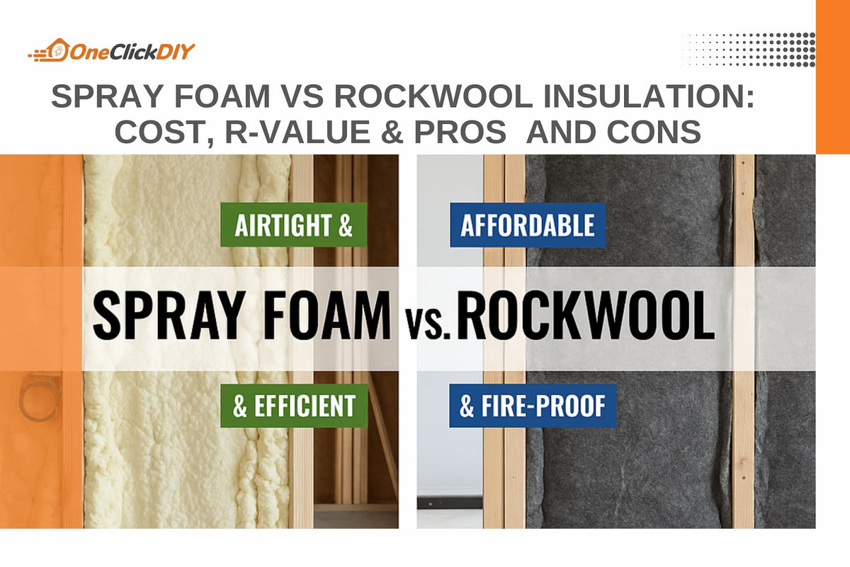 Spray Foam vs Rockwool Insulation: Which Is the Smarter Investment?