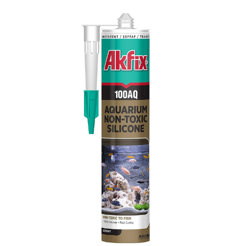 Akfix Aquarium Silicone Sealant - Premium, Non-Toxic, Solvent-Free Sealant for Aquariums