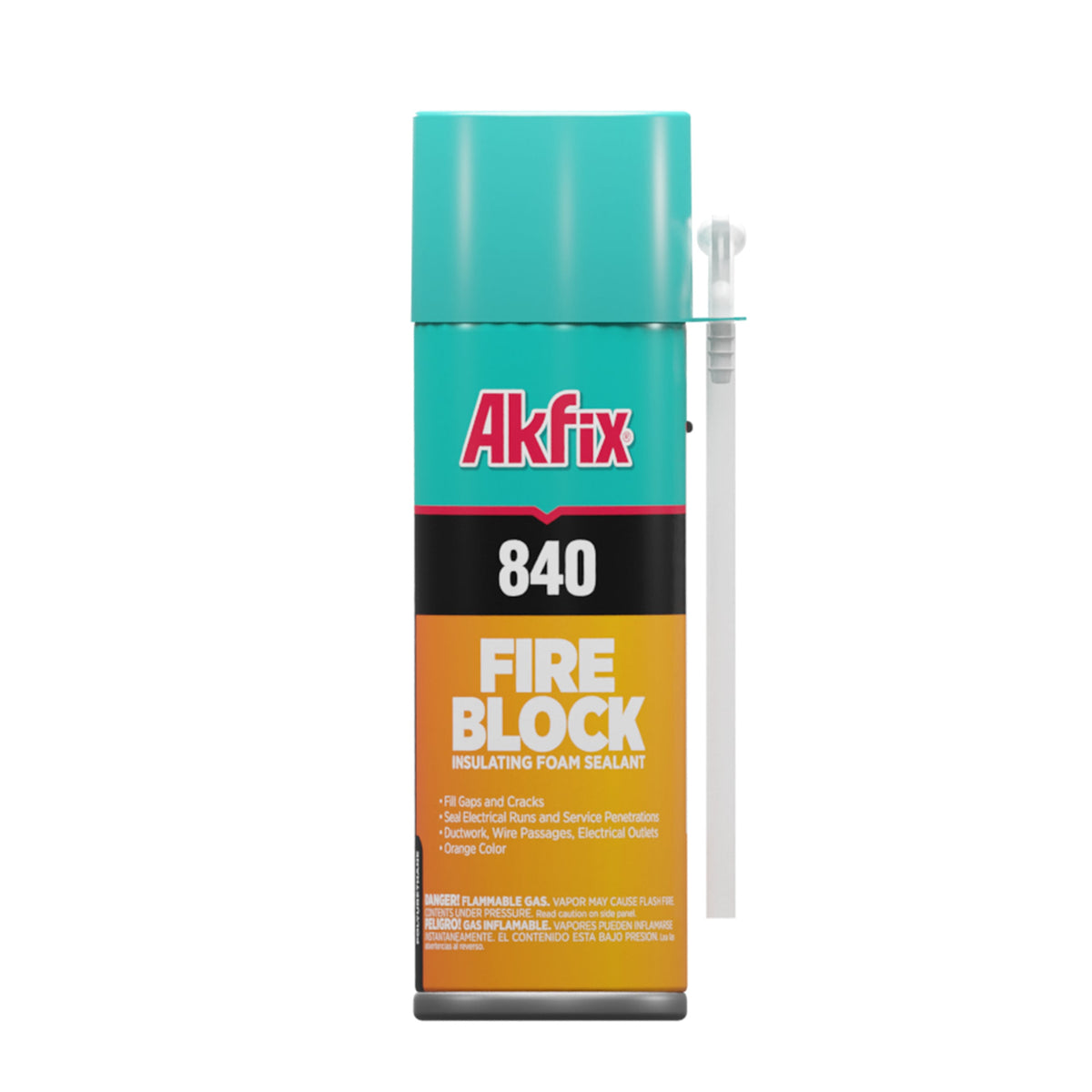 Akfix 840 Fire Block Foam 12 oz | Fire-Rated Insulating Sealant