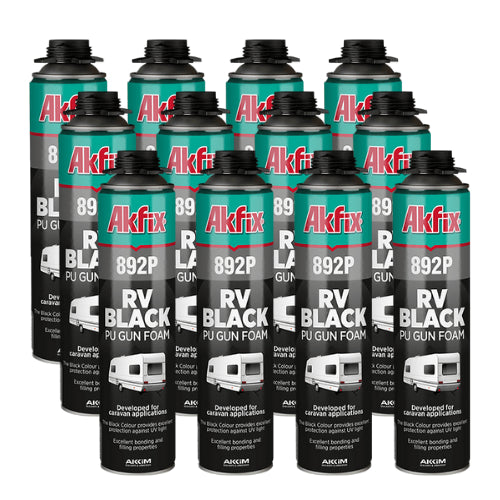 Akfix 892P Black Foam Sealant & Adhesive - Premium Polyurethane Foam ...