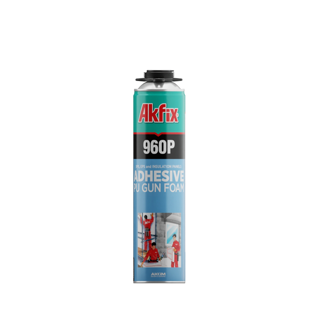 Akfix 960P Adhesive PU Gun Foam | High-Yield Insulation Panel Adhesive