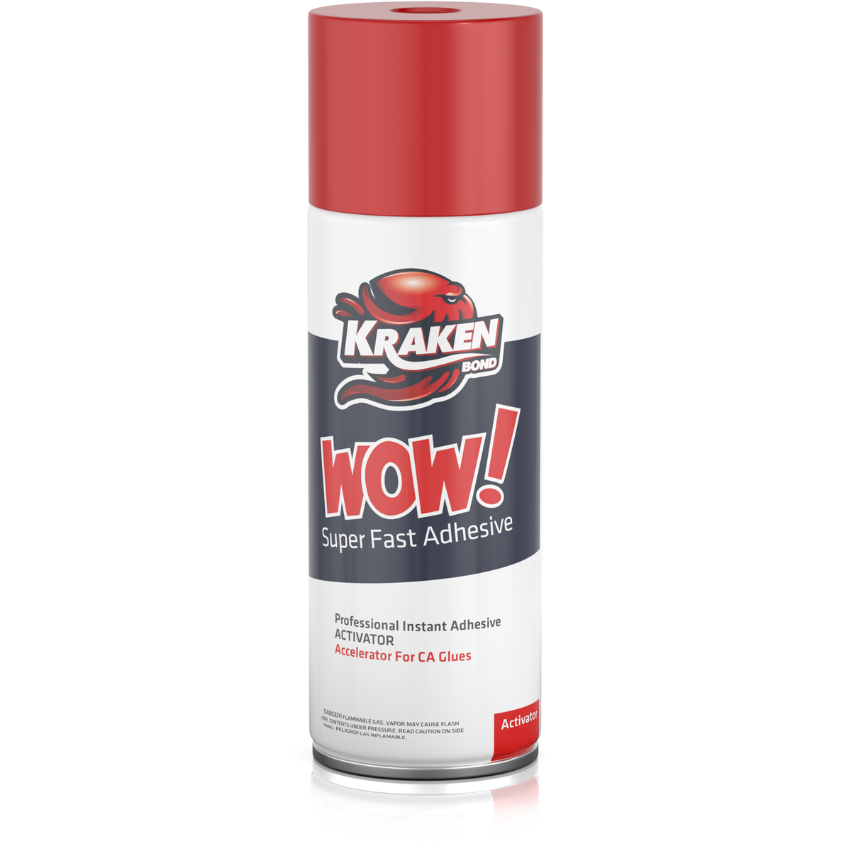 Kraken Bond WOW CA Glue Accelerator Spray | Super Fast Curing