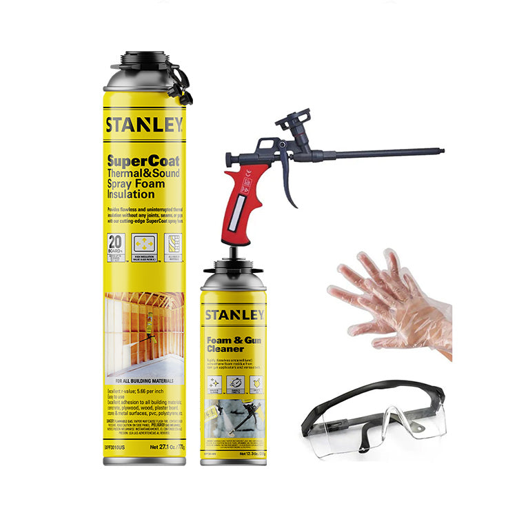 Stanley SuperCoat Thermal & Sound Insulation Spray Foam (Closed Cell)